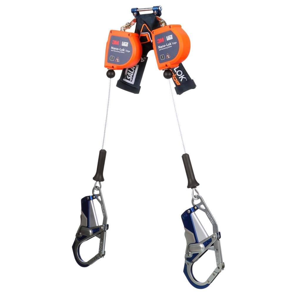 3M DBI-SALA Nano-Lok Twin-Leg Personal 7-Foot Self-Retracting Lifeline - GME Supply